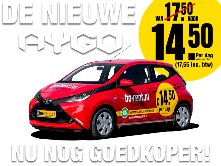 Bo-rent | Goedkoop een Auto Huren voor €14,50 p.d.