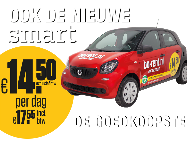 Bo-rent | Goedkoop een Auto Huren voor €14,50 p.d.